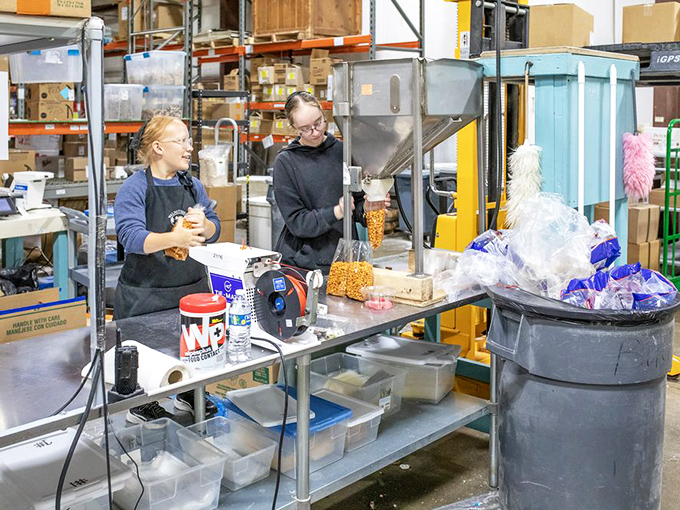 Behind the scenes, dedicated staff prepare the homemade treats that keep visitors returning from counties away.