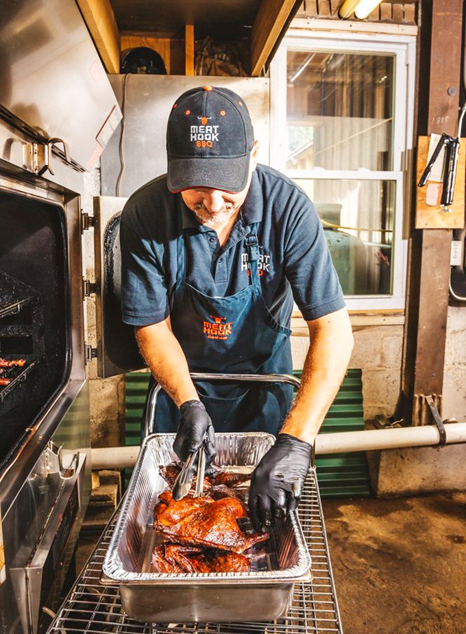 Behind every great barbecue is someone willing to tend the fires and monitor the meat with monk-like dedication.