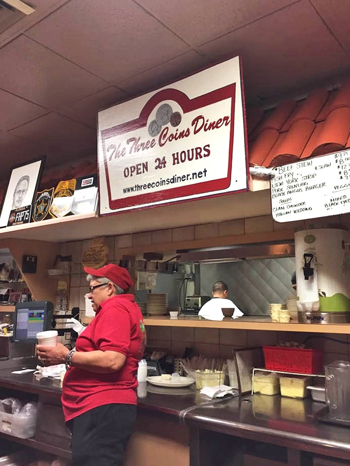 The sign proudly announces their website&mdash;proof that even timeless institutions recognize we live in a world of online reviews.