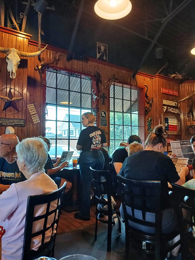 The staff moves with practiced efficiency, taking orders and delivering plates with the kind of authentic hospitality that can't be trained&mdash;only lived.