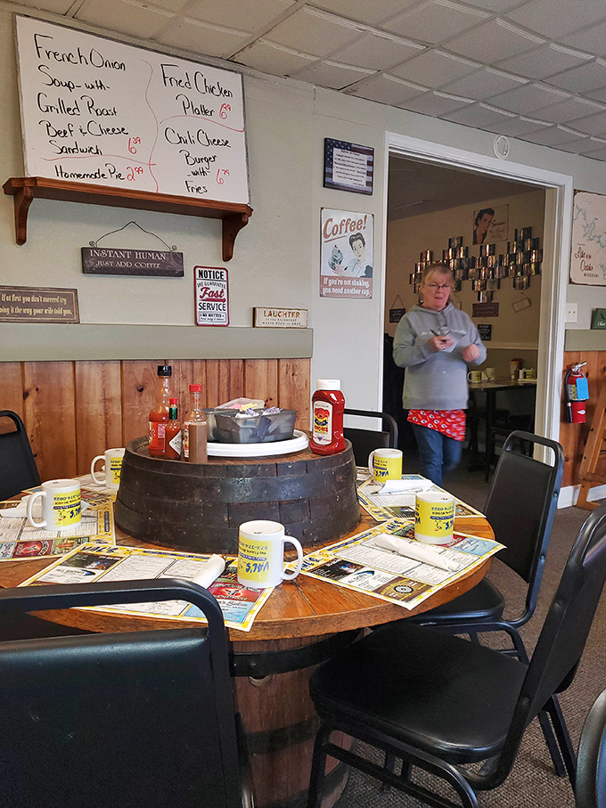 A whiteboard menu of daily specials &ndash; where the real treasures often hide, waiting for the adventurous diner to discover.