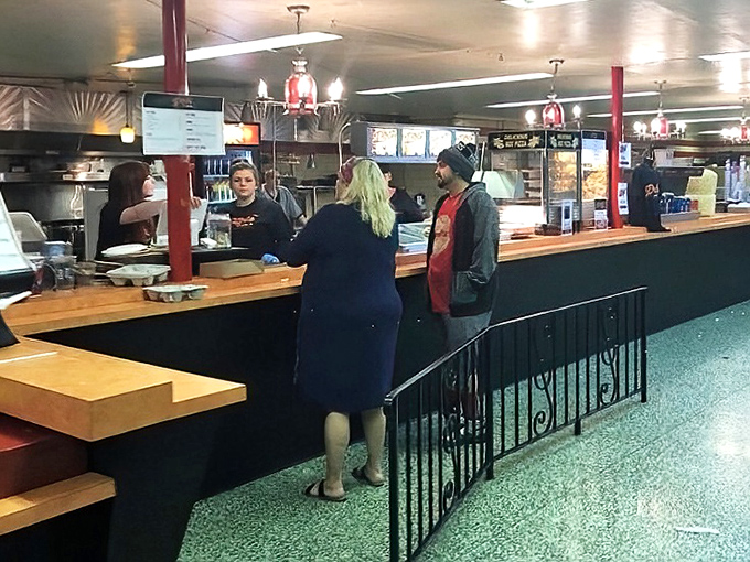 Movie night transactions happening the old-fashioned way&mdash;face-to-face conversations instead of tapping an app for tickets.