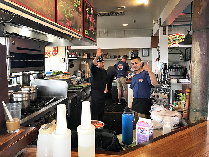 The hardworking crew behind the magic - turning ocean treasures into unforgettable meals with genuine coastal hospitality.