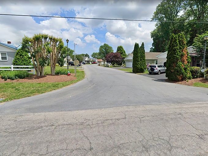 Tree-lined streets with manicured yards create a neighborhood that looks like it jumped straight out of a "best places to retire" magazine spread.