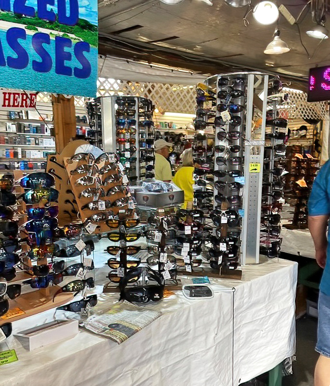 Sunglasses as far as the eye can see&mdash;which is pretty far when you're wearing the right pair!