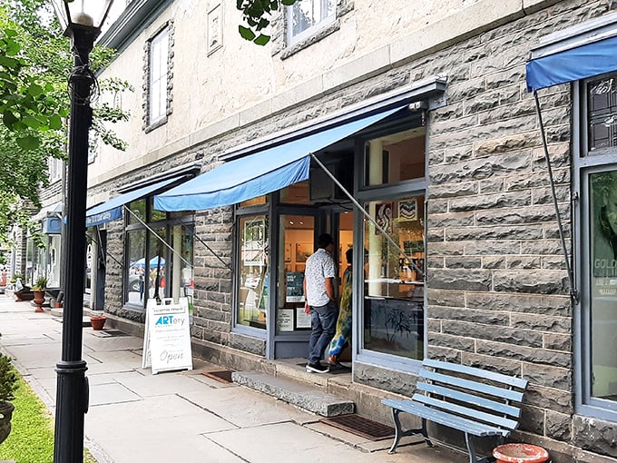 The ARTery Gallery showcases local talent behind historic stone walls, proving creativity thrives in small towns just as vibrantly as in big cities.
