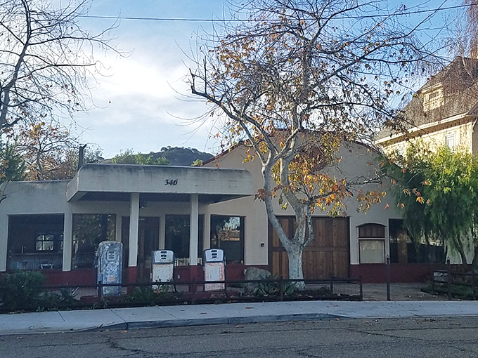 This former service station with vintage pumps out front has pumped new life into Los Alamos' dining scene.