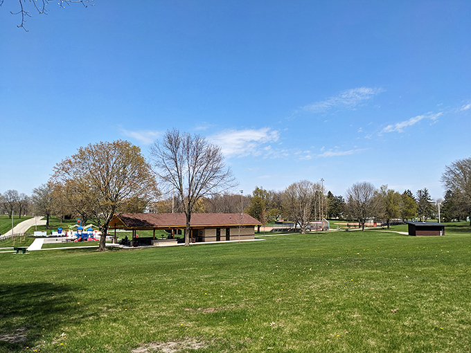 Twining Park's open green spaces and pavilions host community gatherings year-round, from summer picnics to winter festivals&mdash;all at no cost to residents.