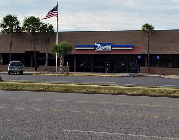 Even paradise needs mail service. This post office sends countless "Wish you were here" postcards to jealous friends back home.
