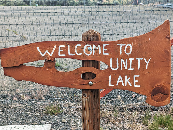 The handcrafted welcome sign &ndash; rustic craftsmanship that sets the tone for your back-to-nature experience.