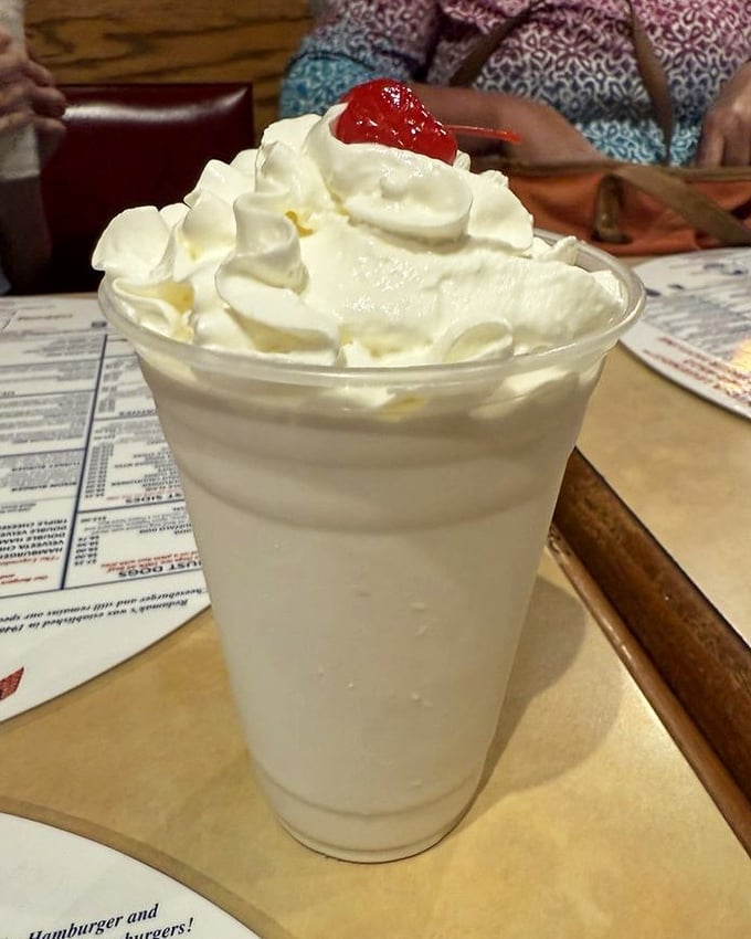 This vanilla shake isn't just dessert&mdash;it's a creamy, cloud-like companion that makes your burger feel less lonely.