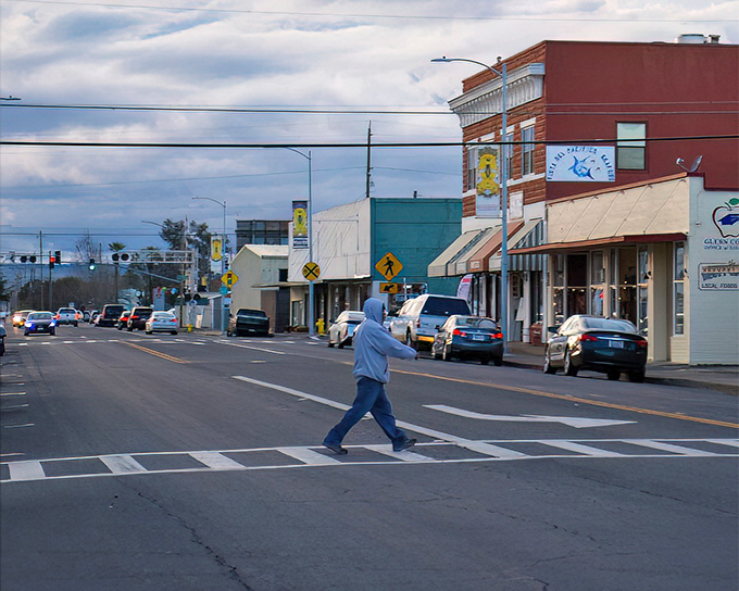 Downtown Walker Street embodies small-town pace, where pedestrians cross without anxiety and shoppers support local businesses that have weathered economic storms together. 