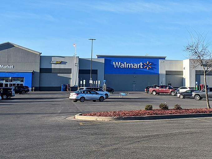 Even Walmart looks somehow more approachable in Pontiac, where big-box retail coexists with small-town charm in an unexpected economic harmony.