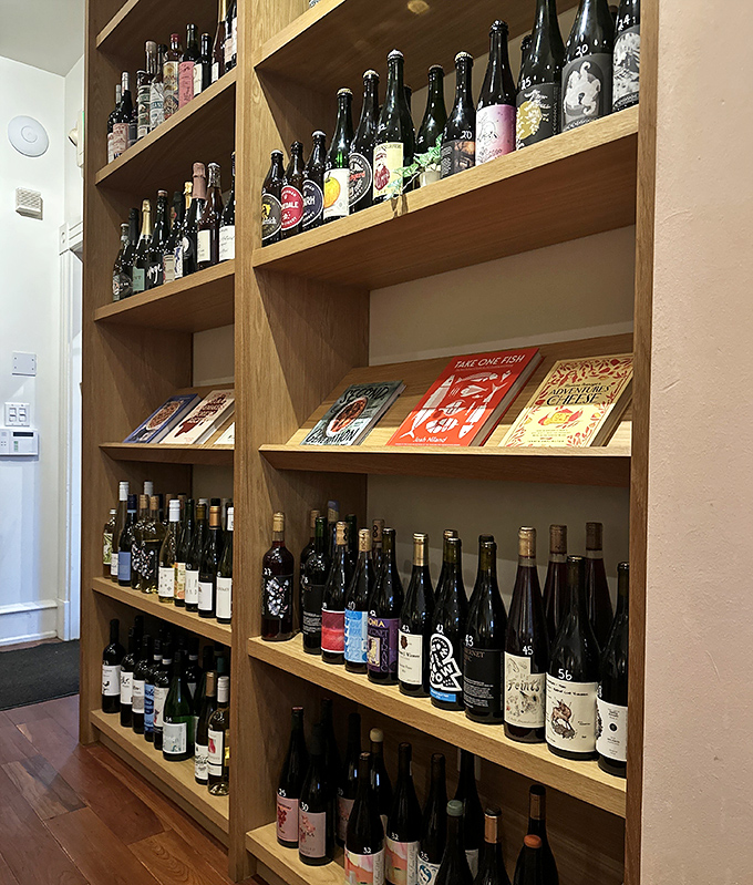 When your wine selection looks this thoughtfully curated, you know someone truly cares about the experience.