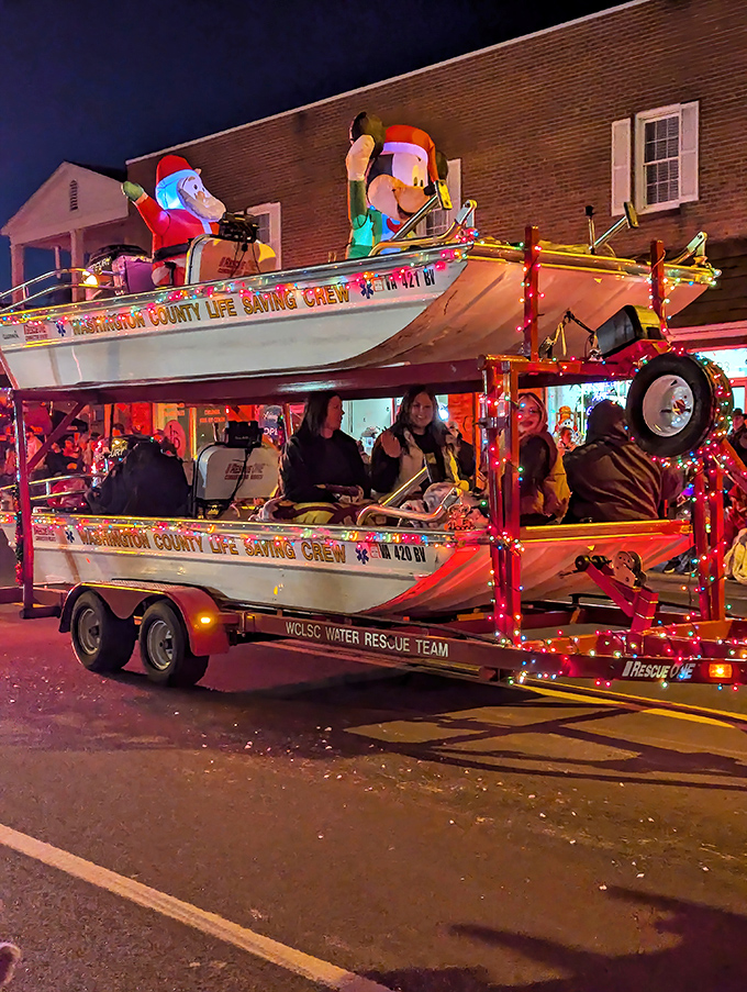 Abingdon's holiday parade transforms Main Street into a twinkling celebration where small-town charm meets festive imagination.