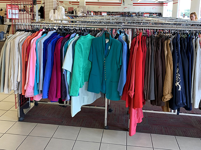 The women's section offers everything from casual Friday to cocktail hour, proving style doesn't need to come with a heart-stopping price tag.