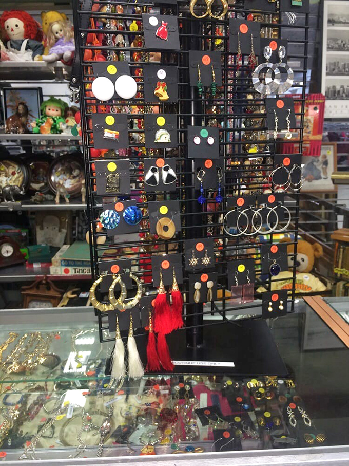 Jewelry that whispers tales of proms, anniversaries, and "just because" gifts, now awaiting new wrists and necklines to adorn.