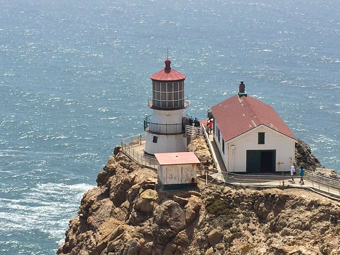 From above, Point Bonita looks like Earth's exclamation point jutting into the Pacific's endless blue.