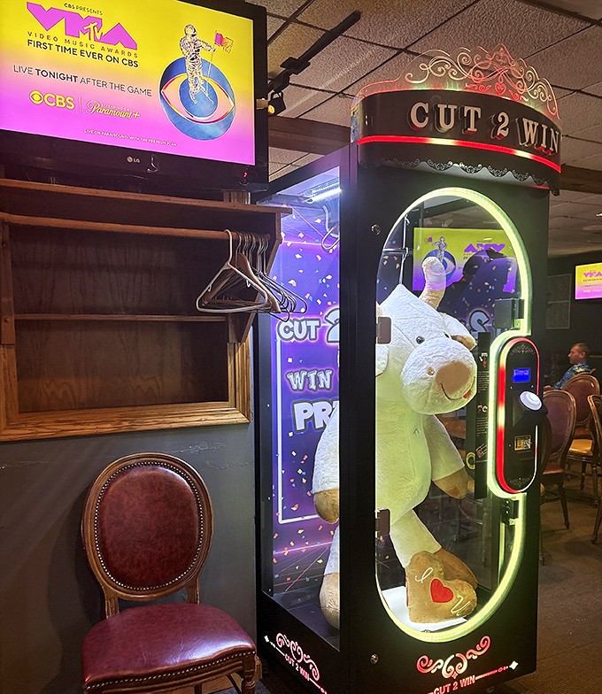 Even the claw machine knows you're in Wisconsin&mdash;skip the stuffed bears elsewhere and win yourself a cheese-themed souvenir instead.