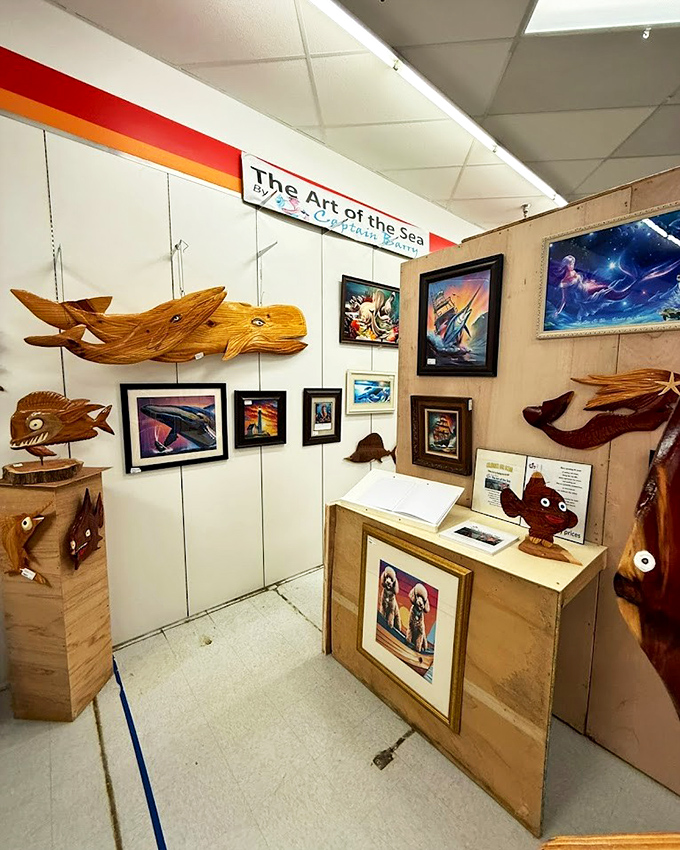 "The Art of the Sea" section proves Florida's coastal influence extends beautifully into its antique collections.