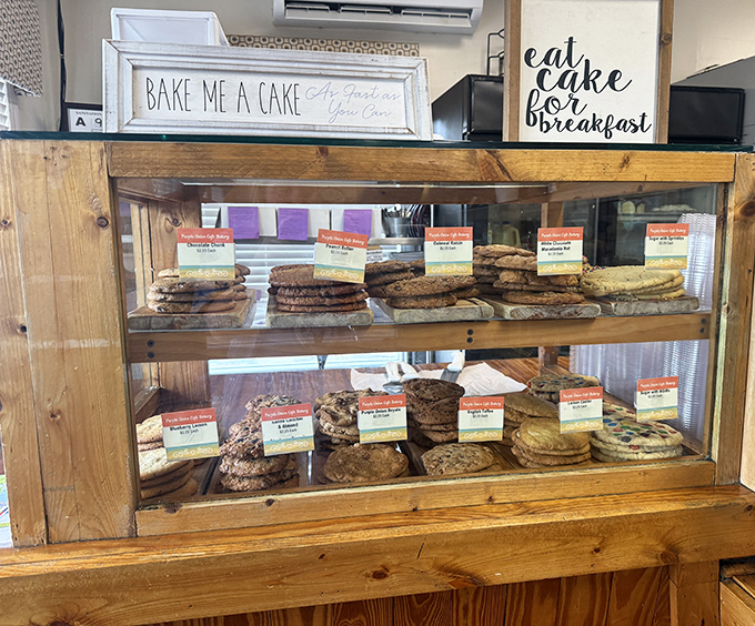 The cookie and pastry case&mdash;where "I'll just have one" becomes the biggest lie you'll tell yourself all day.