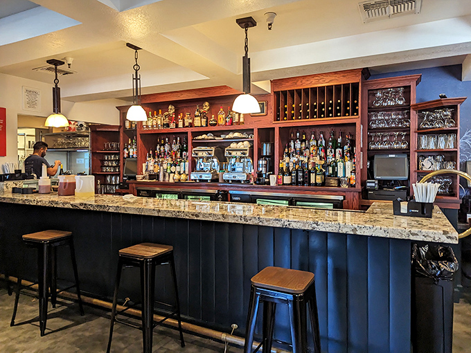 A bar that balances sophistication with coastal comfort. No pretension here &ndash; just quality spirits, friendly bartenders, and the promise of memorable evenings.