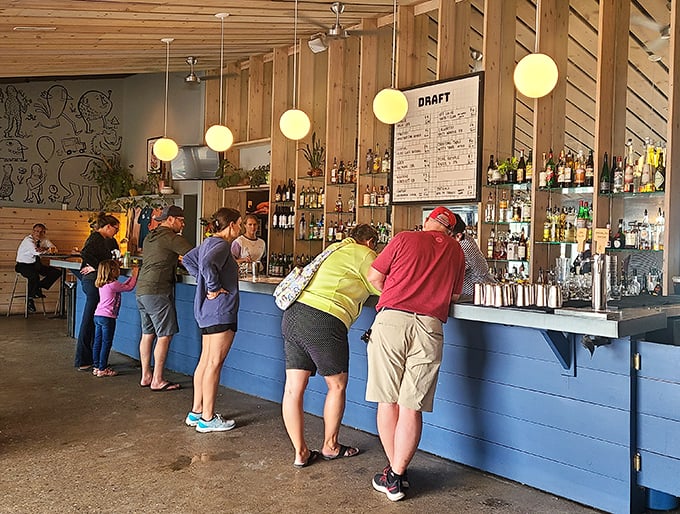 The blue-fronted bar is where the magic happens&mdash;where strangers become friends and Michigan craft beers flow like conversation.