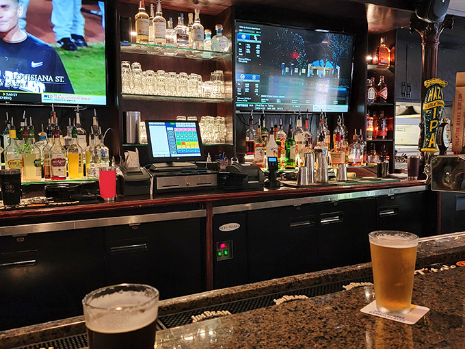 Behind every great tavern is a bar that means business. This lineup of spirits stands ready for whatever celebration, consolation, or conversation the evening requires.