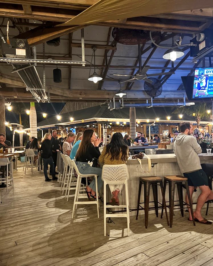 Where evening conversations flow as smoothly as the drinks, with Tampa Bay providing the perfect backdrop for both.