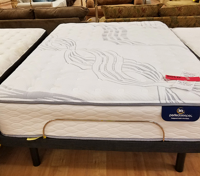 A Serta Perfect Sleeper mattress at thrift store prices? This isn't just a good night's sleep &ndash; it's a financial dream come true.