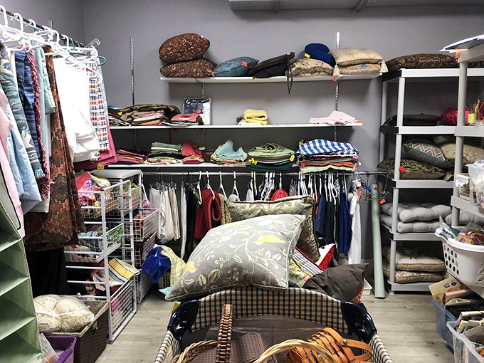 The textile section: a treasure trove of pillows, linens, and fabrics where your Pinterest dreams can finally become affordable reality.