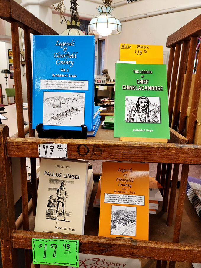 Local history bound in colorful covers. "Legends of Clearfield County" preserves tales that might otherwise fade like newspaper left in sunlight.