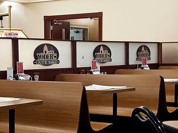 These wooden booths have witnessed countless family gatherings, first dates, and the silent nods of appreciation that follow that first perfect bite.