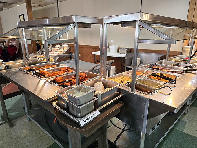 A buffet that doesn't hide behind fancy sneeze guards or pretentious labels&mdash;just honest food waiting to make your day better.