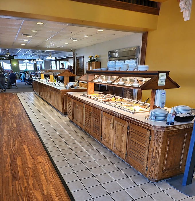 This buffet isn't playing games—it's serious about sending you home with the need for elastic waistbands.