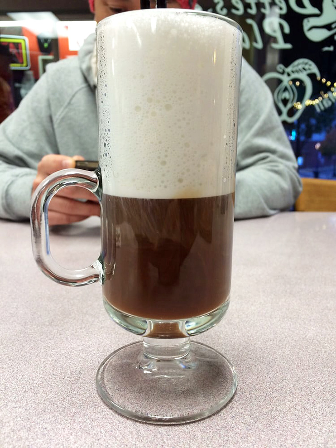 This isn't just coffee, it's liquid motivation in a glass mug&mdash;the perfect companion for mountain gazing and breakfast contemplation.