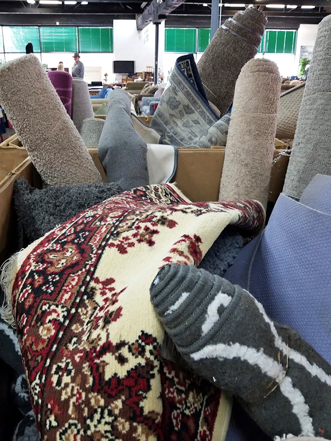 The rug collection resembles a textile United Nations &ndash; Persian patterns neighbor Southwestern designs in a colorful, tactile democracy.