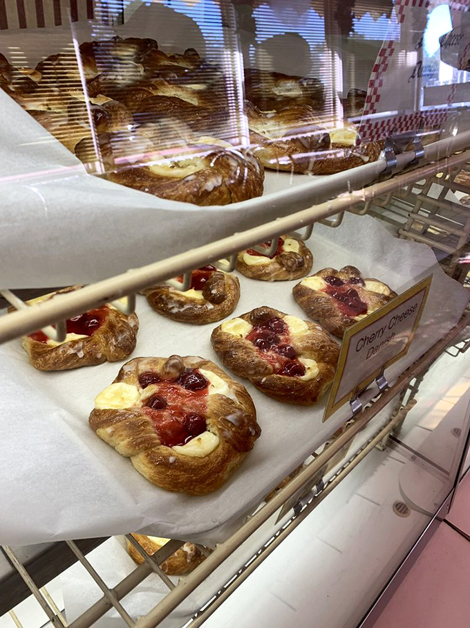 These cherry cheese danishes aren't just pastries&mdash;they're little sunrises of flavor with fruit jewels nestled in creamy valleys of cheese. Morning glory, indeed.