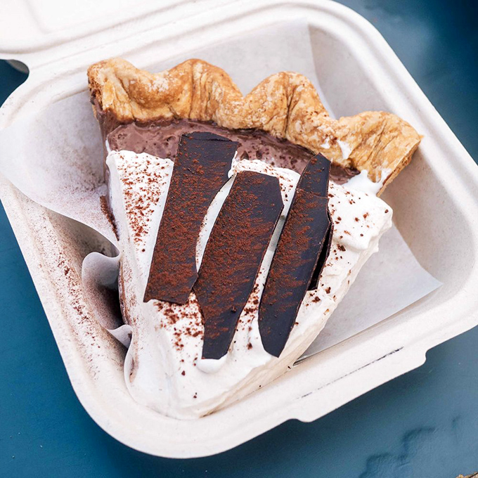 The chocolate cream pie doesn't just satisfy cravings&mdash;it creates new ones, with a crust so flaky it should win architectural awards.