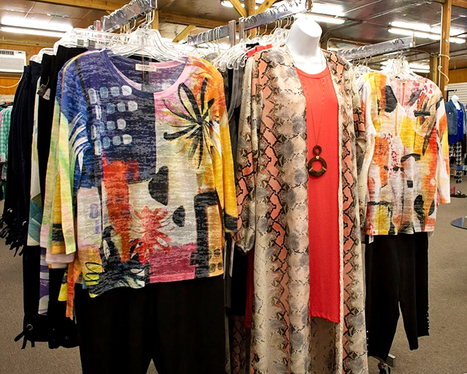 Fashion finds that range from "vintage chic" to "what decade was that from?" &ndash; and somehow it all works.