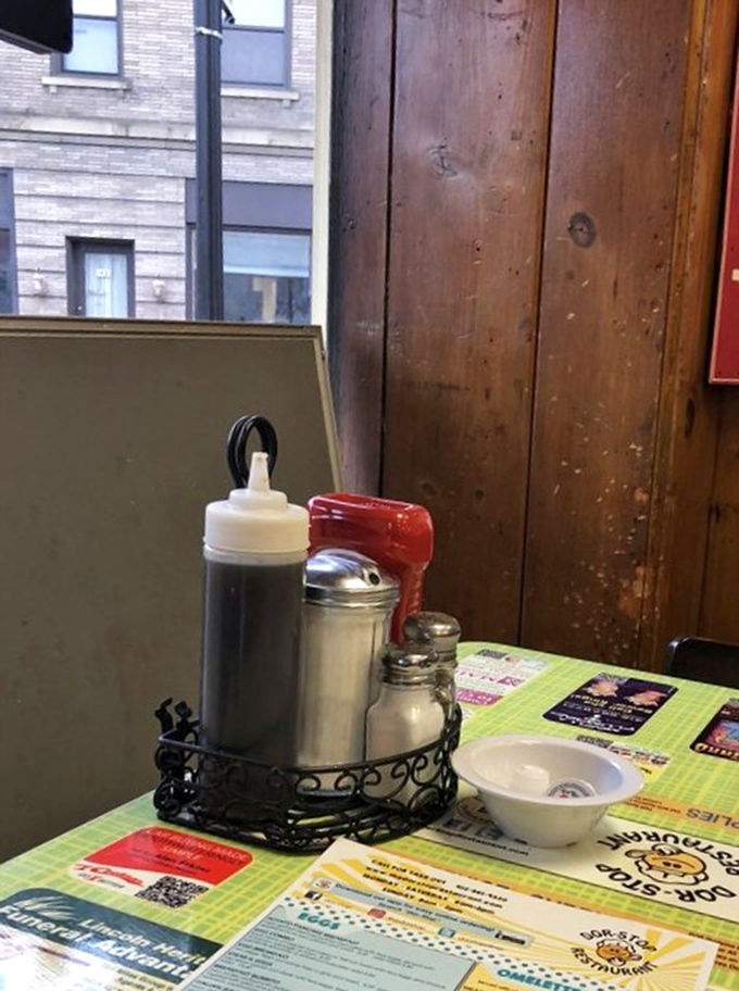 The holy trinity of table condiments &ndash; standing at attention and ready to elevate your breakfast experience to new heights.
