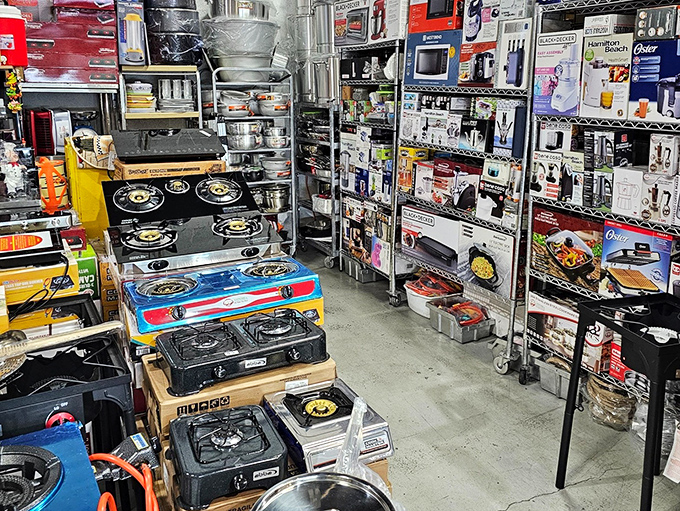 Kitchen equipment that would make a professional chef swoon. Those colorful stovetops aren't just functional&mdash;they're conversation starters.