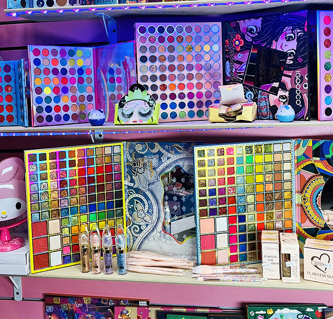 Cosmetic palettes create a rainbow of possibilities&mdash;proof that beauty treasures don't require department store prices to deliver joy.