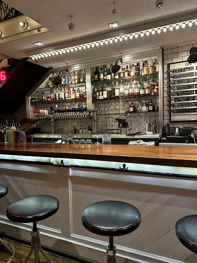 This isn't just a bar&mdash;it's a liquid library where each bottle tells a different story waiting to be poured.