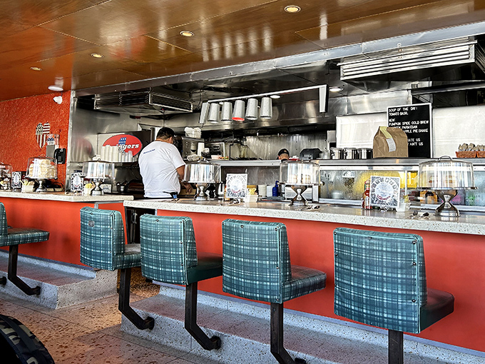 The counter &ndash; where solo diners become regulars, and the theater of short-order cooking unfolds like a delicious Broadway show.