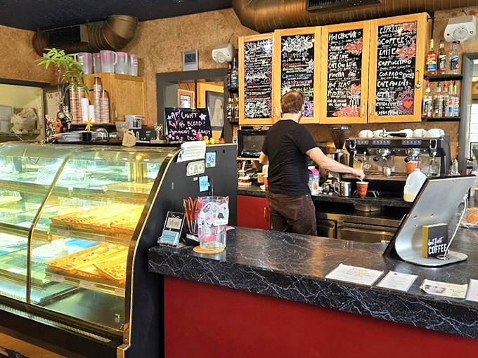 Behind that counter lies the machinery of happiness &ndash; and possibly the secret to world domination through caffeine.