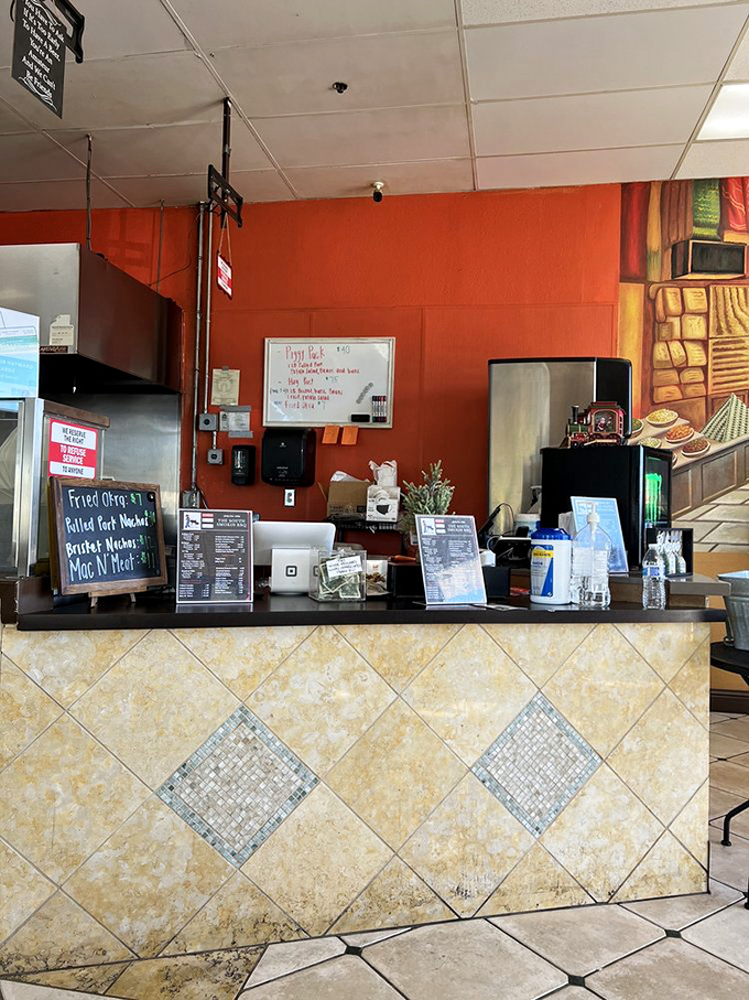 The ordering counter&mdash;where dreams are verbalized, hunger meets its match, and the staff probably knows regulars by name and meat preference.