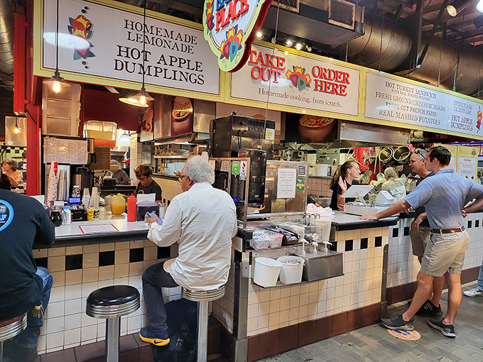 Where the magic happens&mdash;simple counter service that proves good food doesn't need white tablecloths or fancy waitstaff introductions.