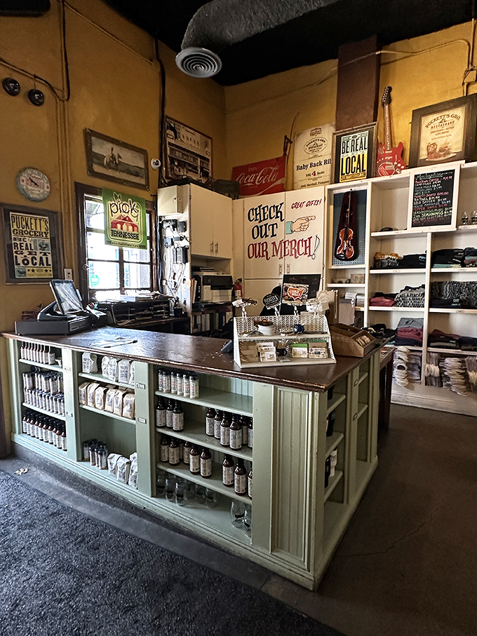 The merchandise counter feels like your coolest friend's kitchen &ndash; vintage-inspired, practical, and filled with items you suddenly can't live without.