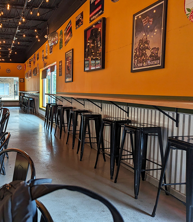 Counter seating with a view &ndash; where solo diners can perch and contemplate the meaning of life, or just how they'll tackle that mountain of brisket.